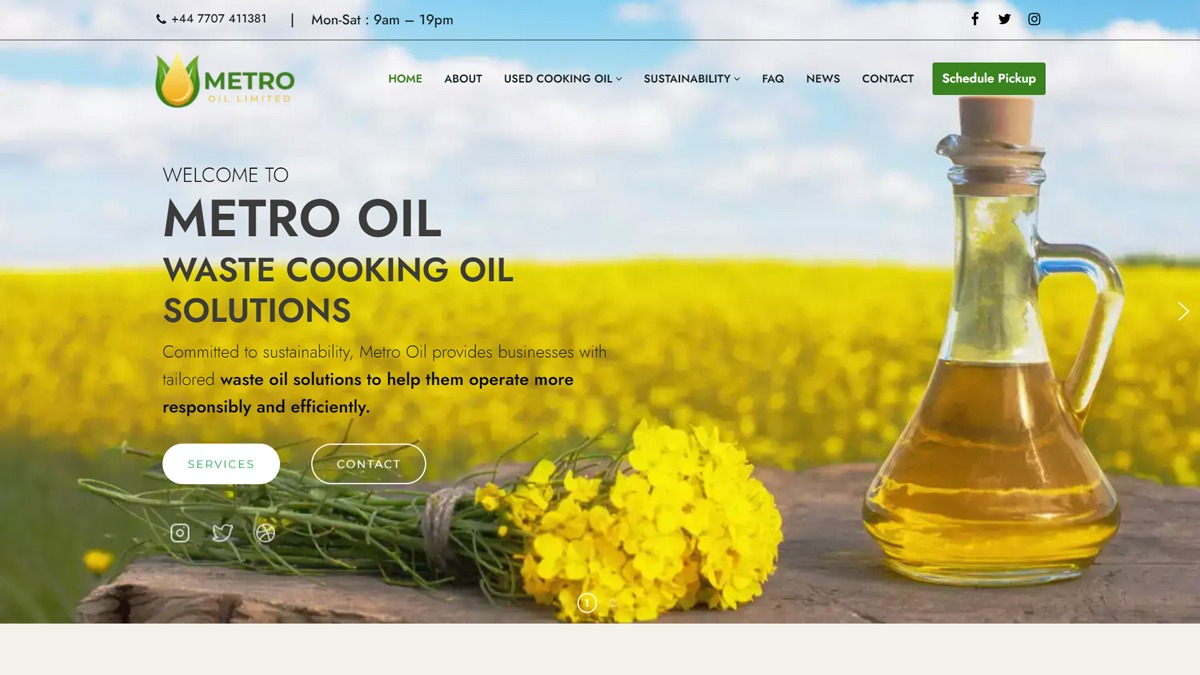 Metro Oil News - Updates on Waste Oil Collection and Recycling